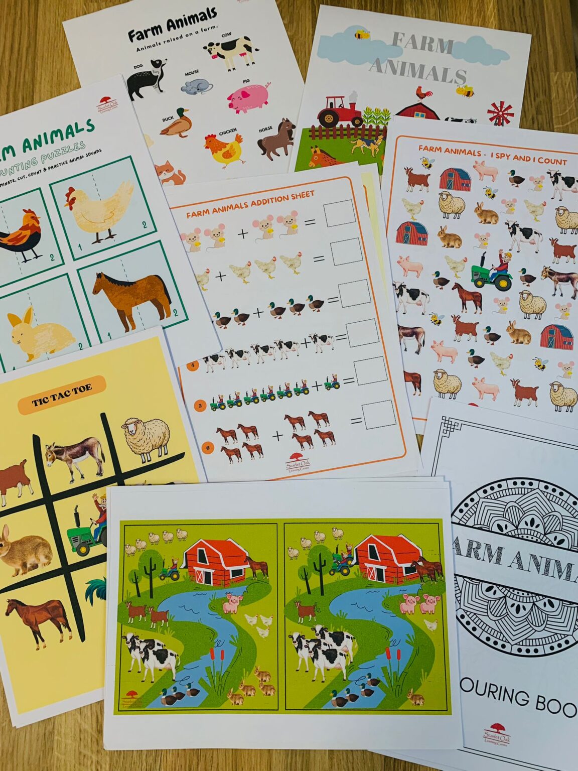 Farm Animals (Year 2 of study) - Ultimate Pack - Fise de Lucru in Limba ...